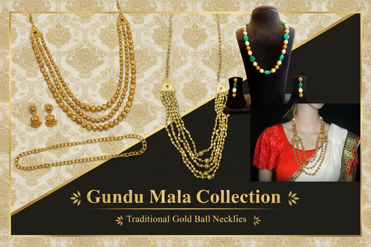 Gundu Mala Collection - Traditional Gold Ball Necklaces - Asp Fashion ...