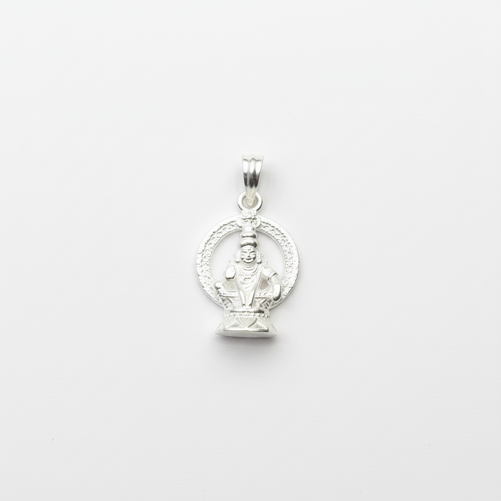 Silver Ayyappa Swami Locket - 800 Purity | 5.8g Compact Pendant – 𝗔𝘀𝗽 ...